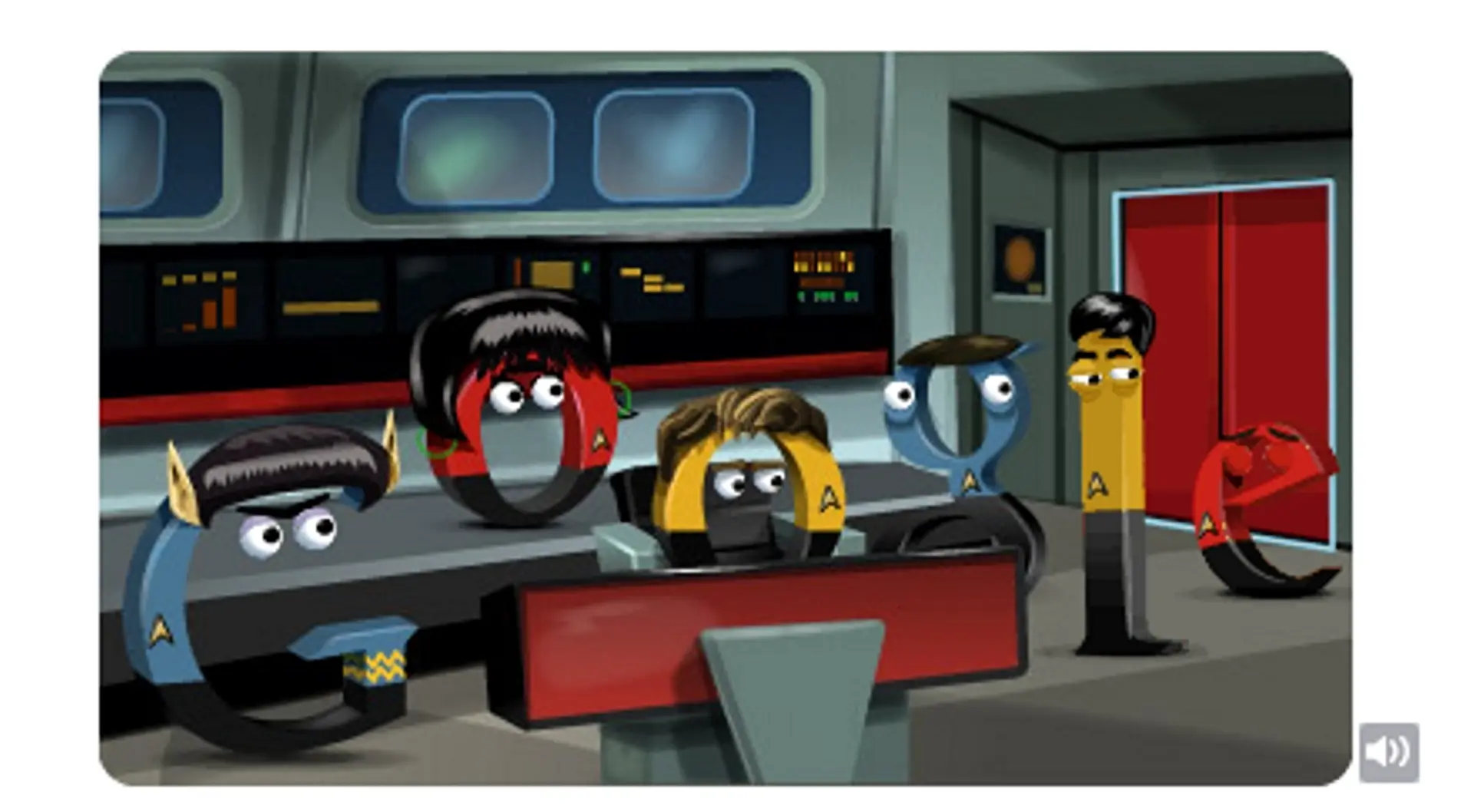 Star Trek: The Original Series Google Doodle