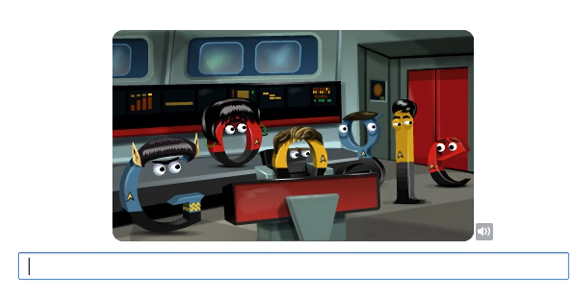 Star Trek: The Original Series Google Doodle